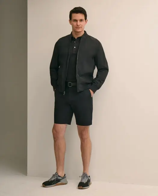 Brooks Brothers 9" Performance Series Stretch Shorts - Black