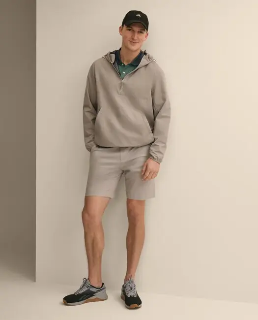 Brooks Brothers 9" Performance Series Stretch Shorts - Grey
