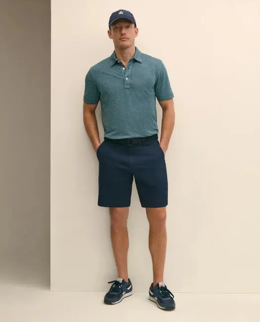 Brooks Brothers 9" Performance Series Stretch Shorts - Navy