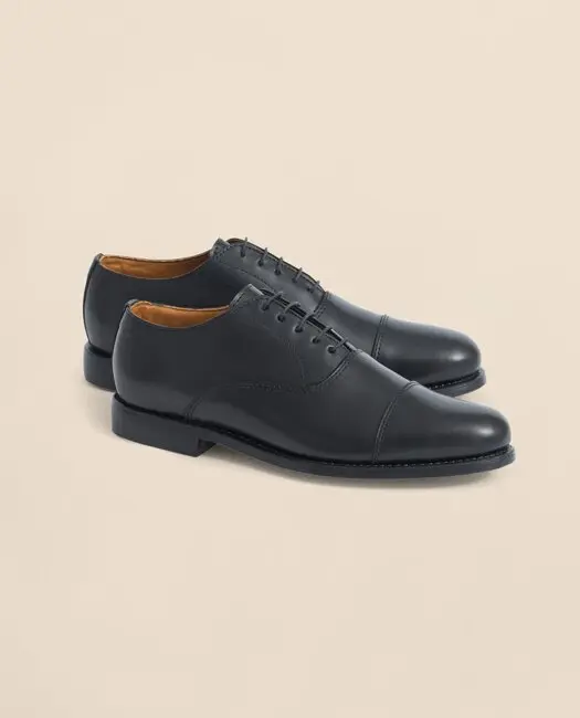 Brooks Brothers S Rancourt Oxford Shoes - Black