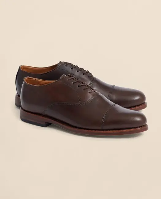 Brooks Brothers S Rancourt Oxford Shoes - Brown