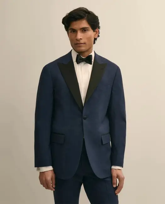 Brooks Brothers S Explorer Collection Slim Fit Wool Tuxedo Jacket - Navy