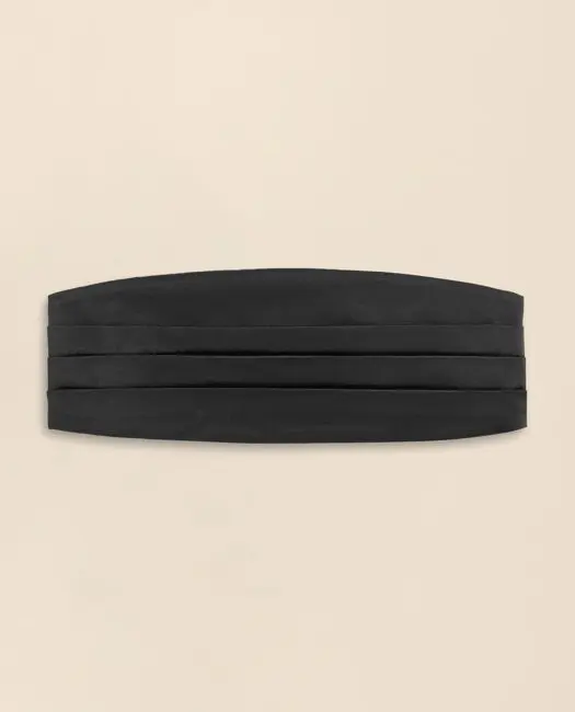 Brooks Brothers Silk Cummerbund - Black