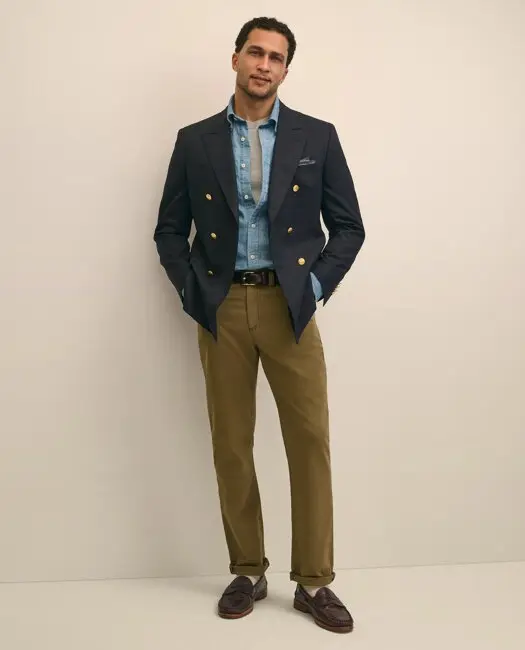 Brooks Brothers The Richmond Pant Trousers - Olive
