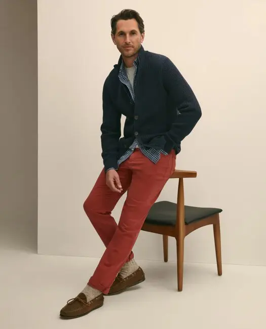 Brooks Brothers The Richmond Pant Trousers - Rust