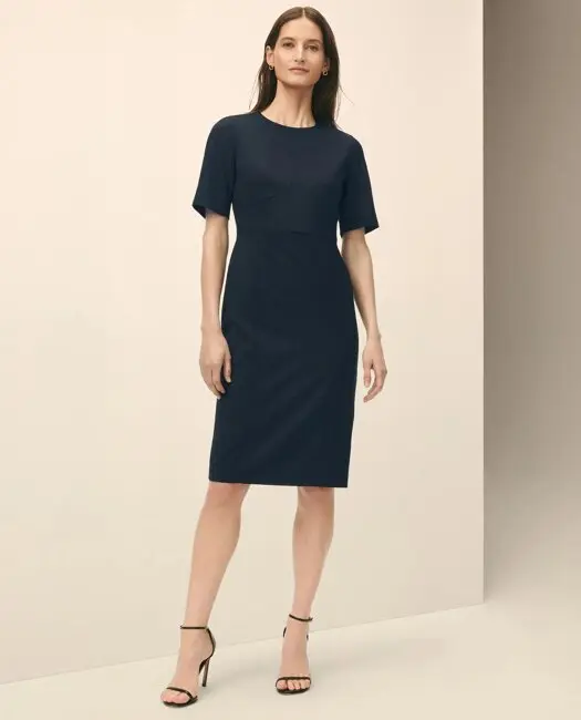 Brooks Brothers The Essentials Sheath Dress - Navy