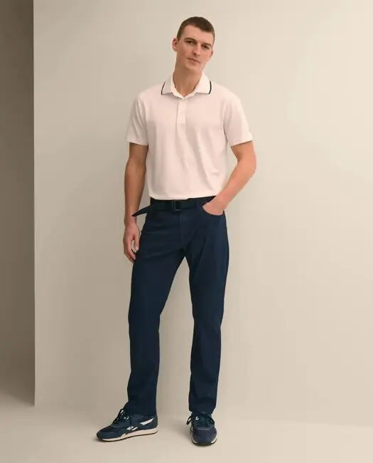 Brooks Brothers S Performance Series Stretch 5-pocket Pants - Navy