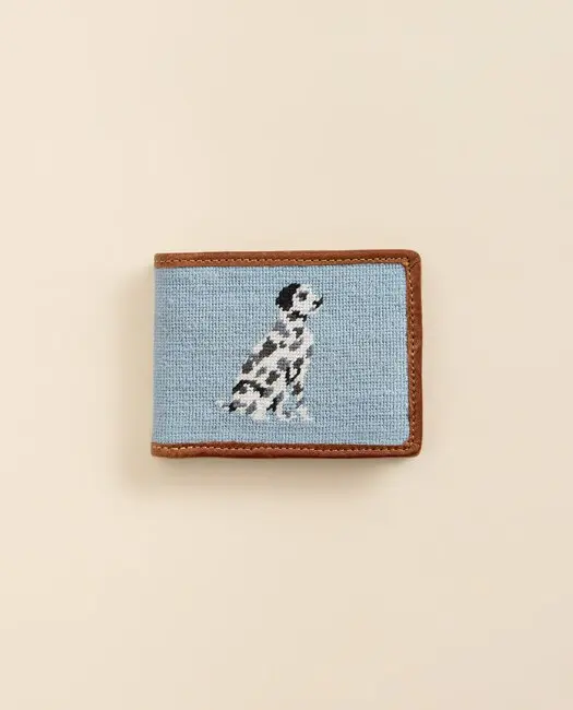 Brooks Brothers Smathers & Branson Needlepoint Dalmatian Wallet - Multicolor