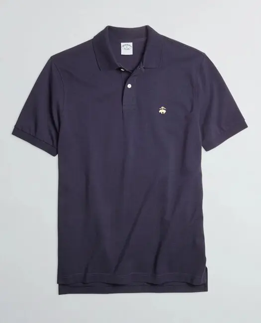 Brooks Brothers Golden Fleece Stretch Supima Polo Shirt - Navy