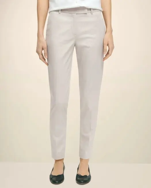 Brooks Brothers S Stretch Cotton Advantage Chino Pants - Stone