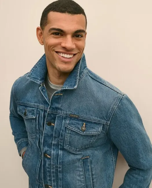 Brooks Brothers S Selvedge Denim Jacket - Navy