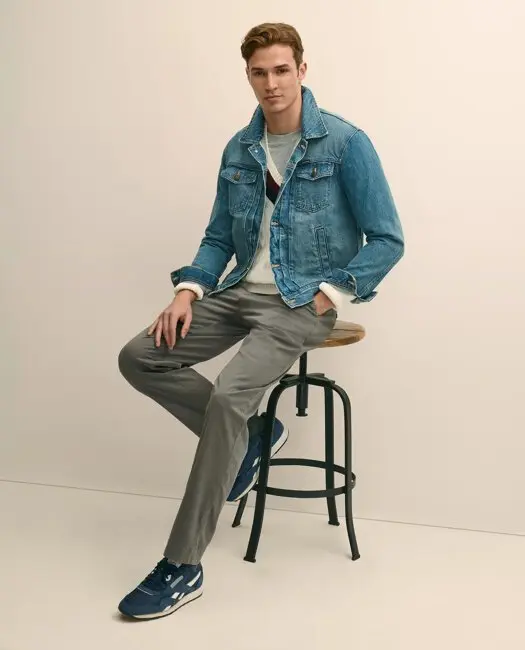 Brooks Brothers The Friday Chino Pants - Grey