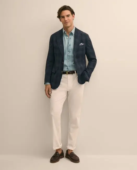 Brooks Brothers The Friday Chino Pants - White