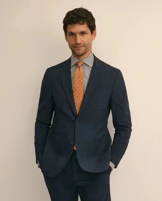 Brooks Brothers S Performance Series Suit Jacket - Navy