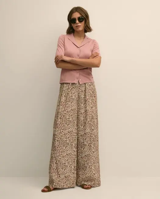 Brooks Brothers S Silk Habotai Pants - Ivory