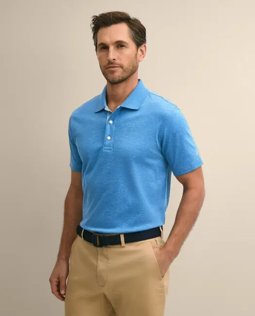 Brooks Brothers Supima Cotton Polo Shirt - Blue