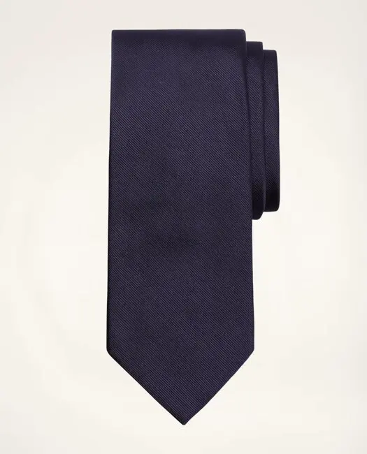 Brooks Brothers Solid Rep Tie - Navy