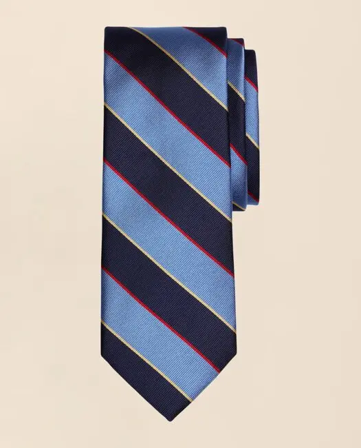 Brooks Brothers Argyll & Sutherland Rep Neck Ties - Light/blue/navy