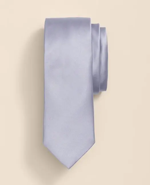 Brooks Brothers S Formal Silk Satin Tie - Lavender
