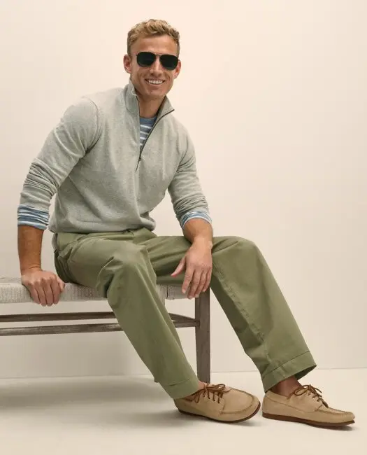 Brooks Brothers The Heritage Chino Pant Pants - Medium Green