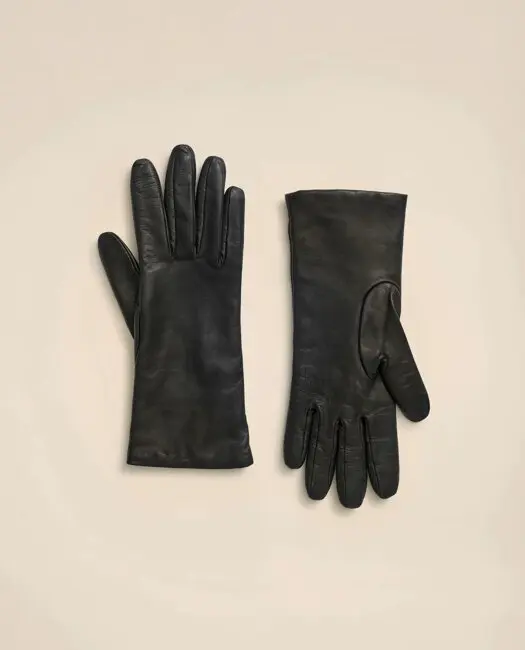 Brooks Brothers Lambskin Gloves With Cashmere Lining