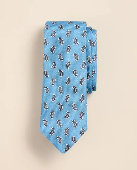 Brooks Brothers S Cotton-silk Foulard Tie - Blue