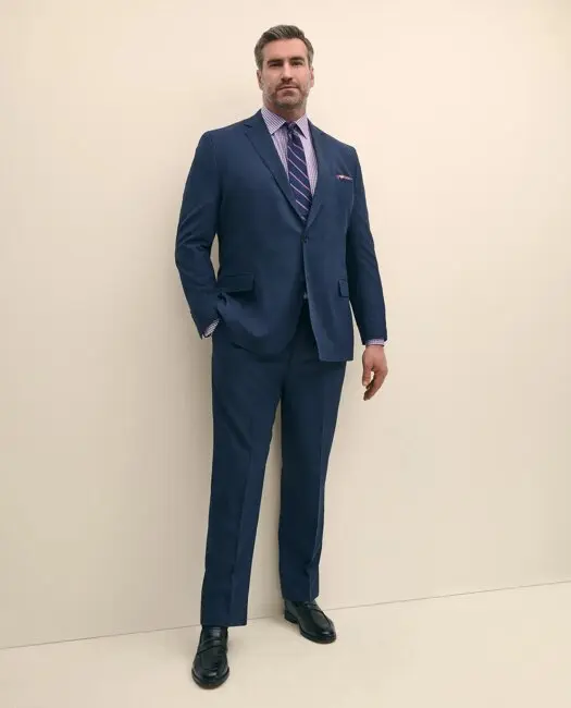 Brooks Brothers Explorer Collection Big & Tall Suit Jacket - Navy