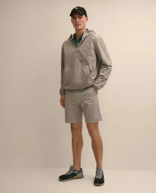 Brooks Brothers S Performance Series Water-repellent Hooded Anorak Jacket - Grey