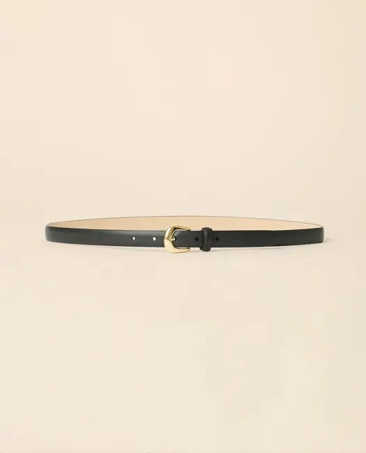 Brooks Brothers S B-low The Belt Kennedy Skinny Belt | | Large - Black
