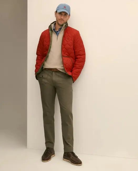 Brooks Brothers Cotton Paratrooper Pants - Olive