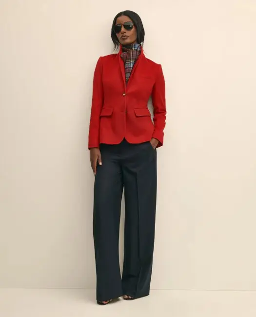 Brooks Brothers S Cashmere Two-button Jacket - Red