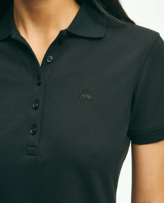 Brooks Brothers Supima Cotton Stretch Pique Polo Shirt | | Medium - Black