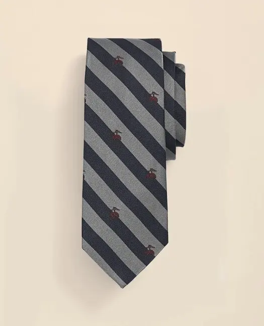 Brooks Brothers Fleece Rep Tie