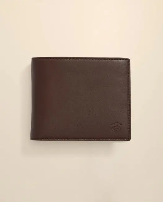 Brooks Brothers Lambskin Wallet - Brown