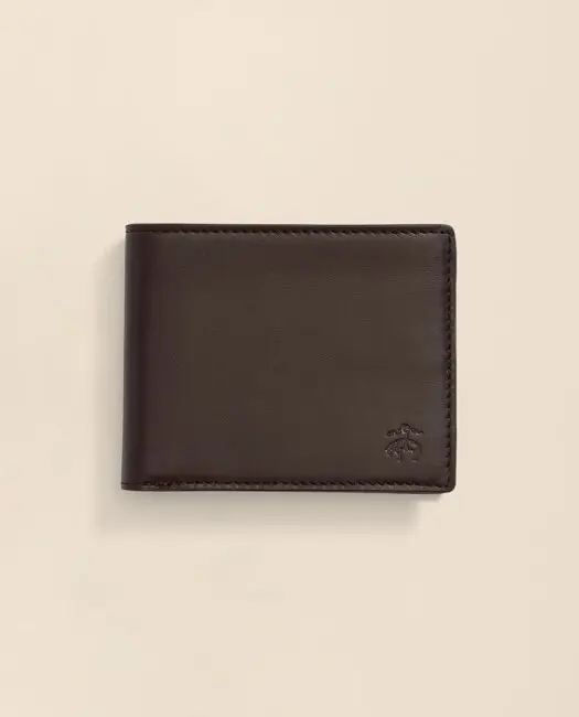 Brooks Brothers Lambskin Billfold - Black
