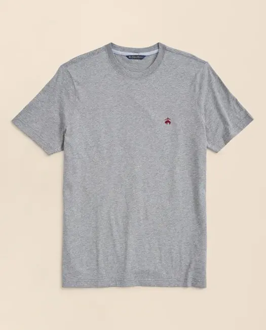 Brooks Brothers S Supima Cotton Jersey T-shirt - Grey