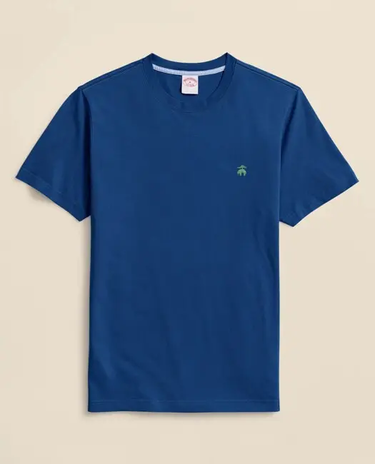 Brooks Brothers Supima Cotton Jersey T-shirt | | Small - Medium Blue
