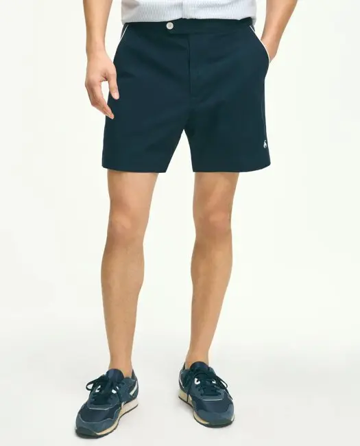 Brooks Brothers 5" Canvas Tennis Shorts - Navy