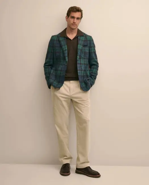 Brooks Brothers Cotton Wide-wale Corduroy Pants - Natural