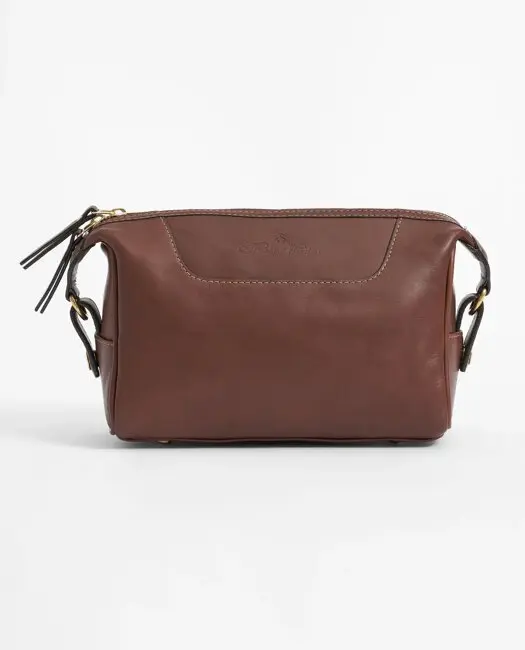 Brooks Brothers S Leather Toiletry Bag