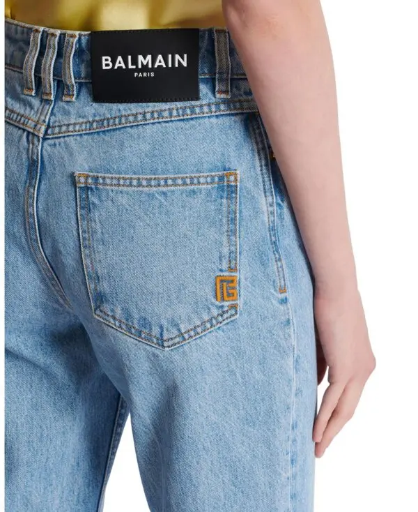 Balmain High-waisted Flared Jeans
