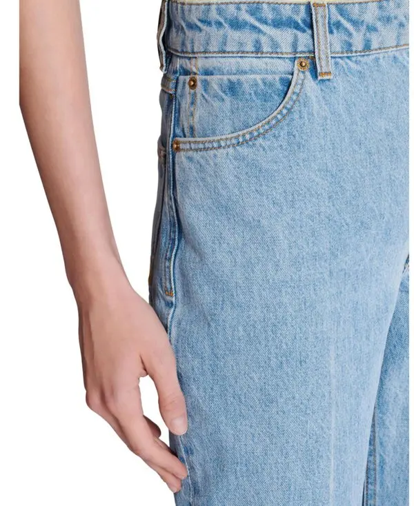 Balmain High-waisted Flared Jeans