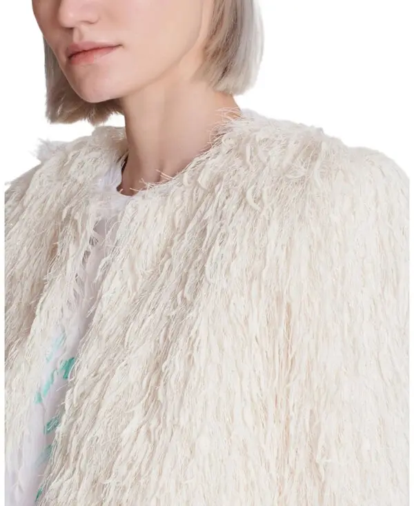 Balmain Textured Fringe Jacket