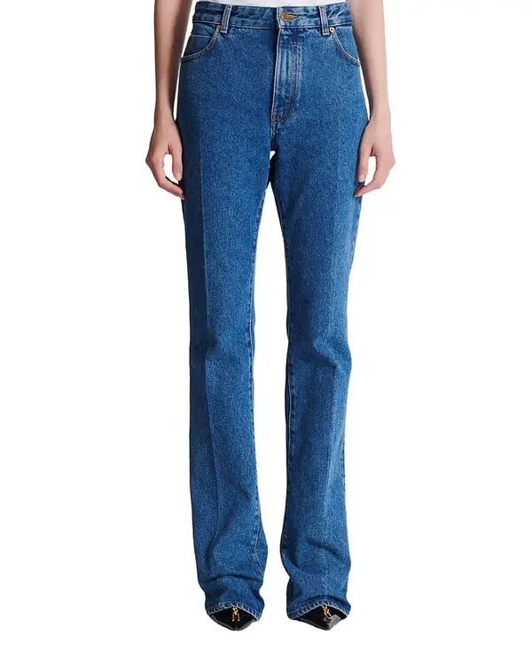 Balmain Straight-leg Denim Jeans - Blue