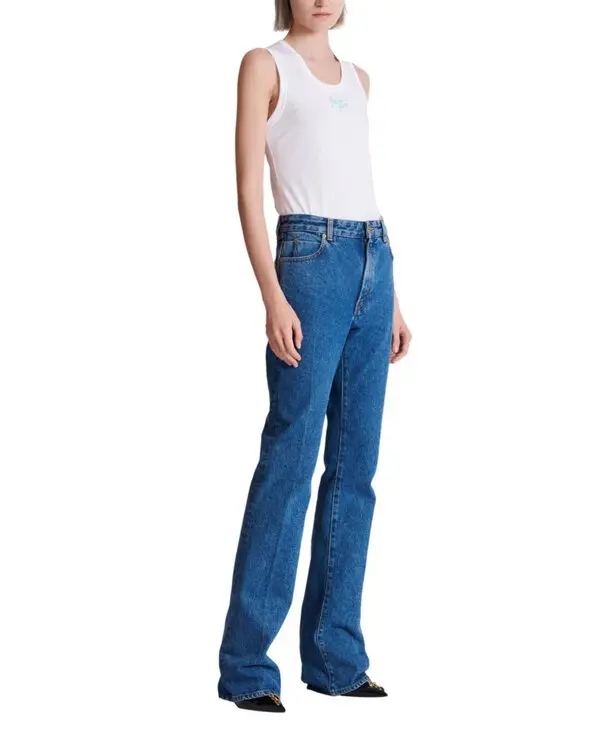 Balmain Straight-leg Denim Jeans - Blue