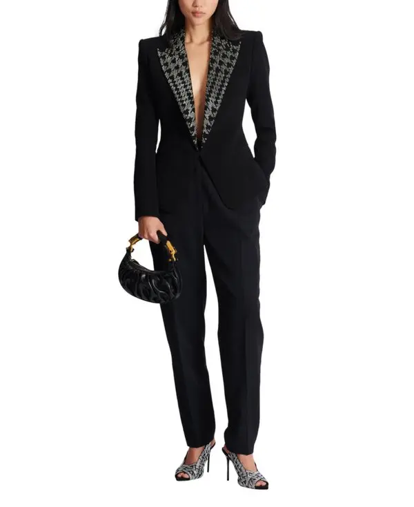 Balmain Embroidered 6-button Blazer