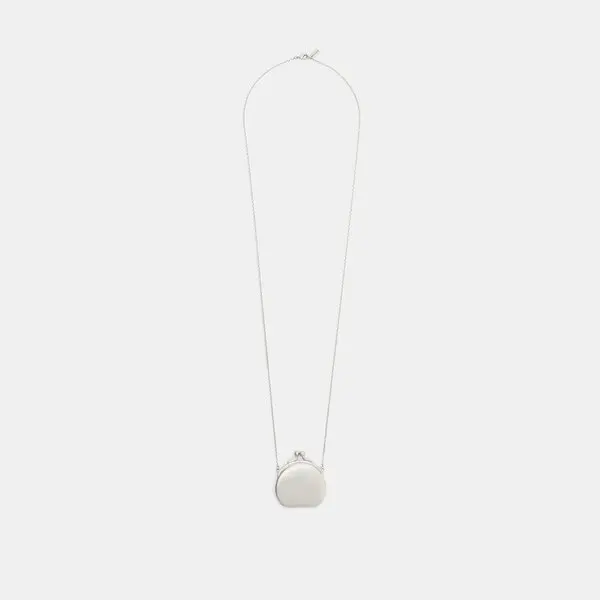 COACH Coin Purse Pendant Long Necklace