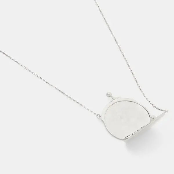 COACH Coin Purse Pendant Long Necklace