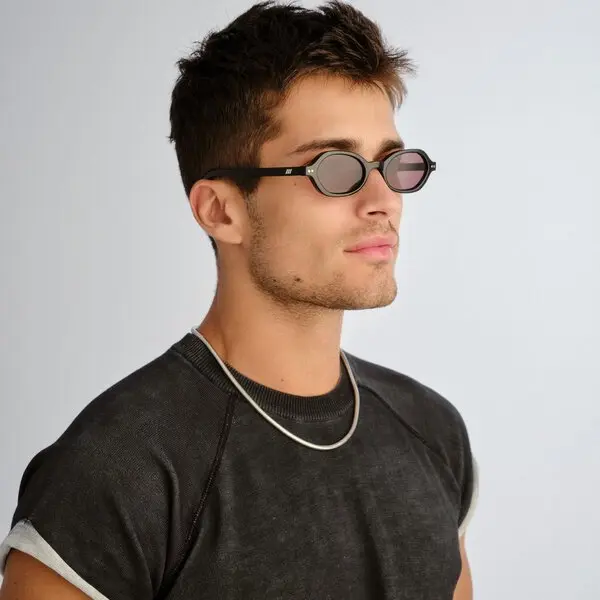 Le Specs Foundry Oval Sunglasses