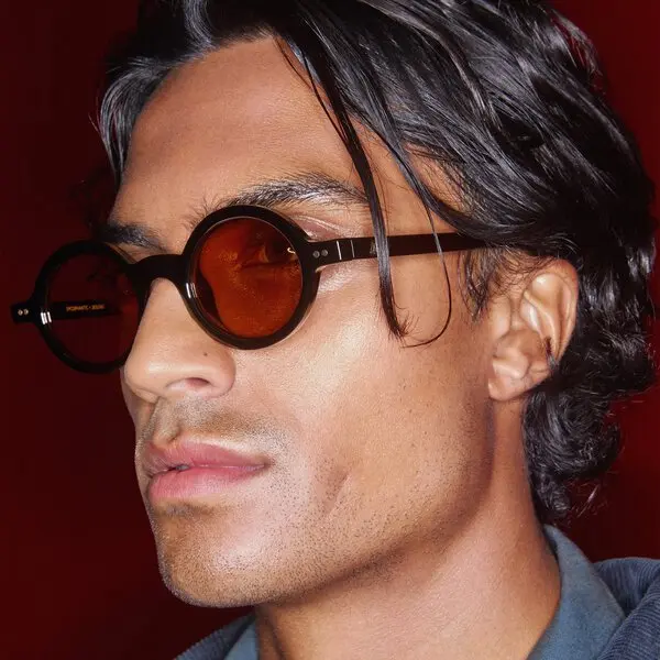 Le Specs Sycophantic Round Frame Sunglasses